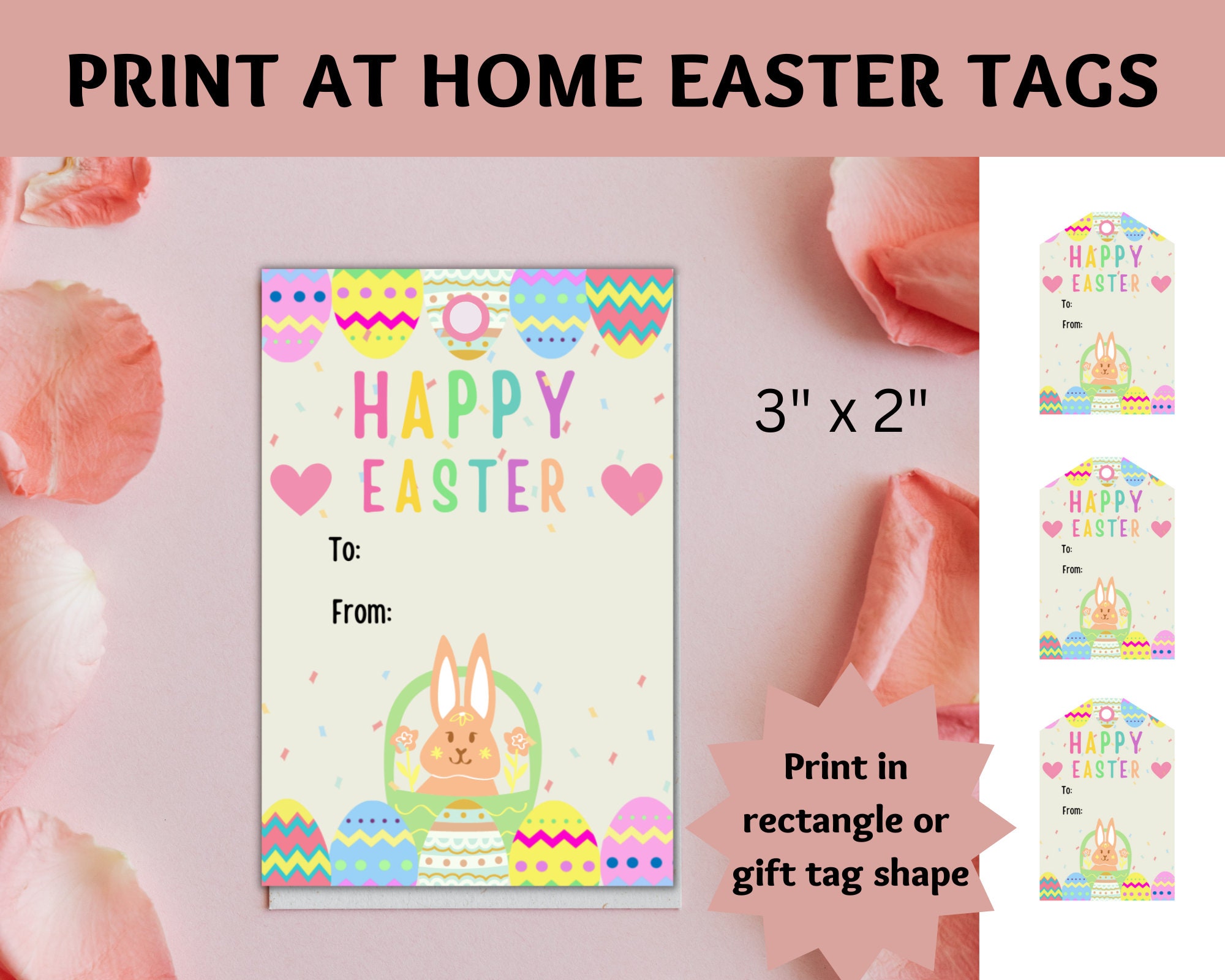 PRINTABLE EASTER TAGS | Easter Gift Tags ! Diy Easter Gift Tags ...