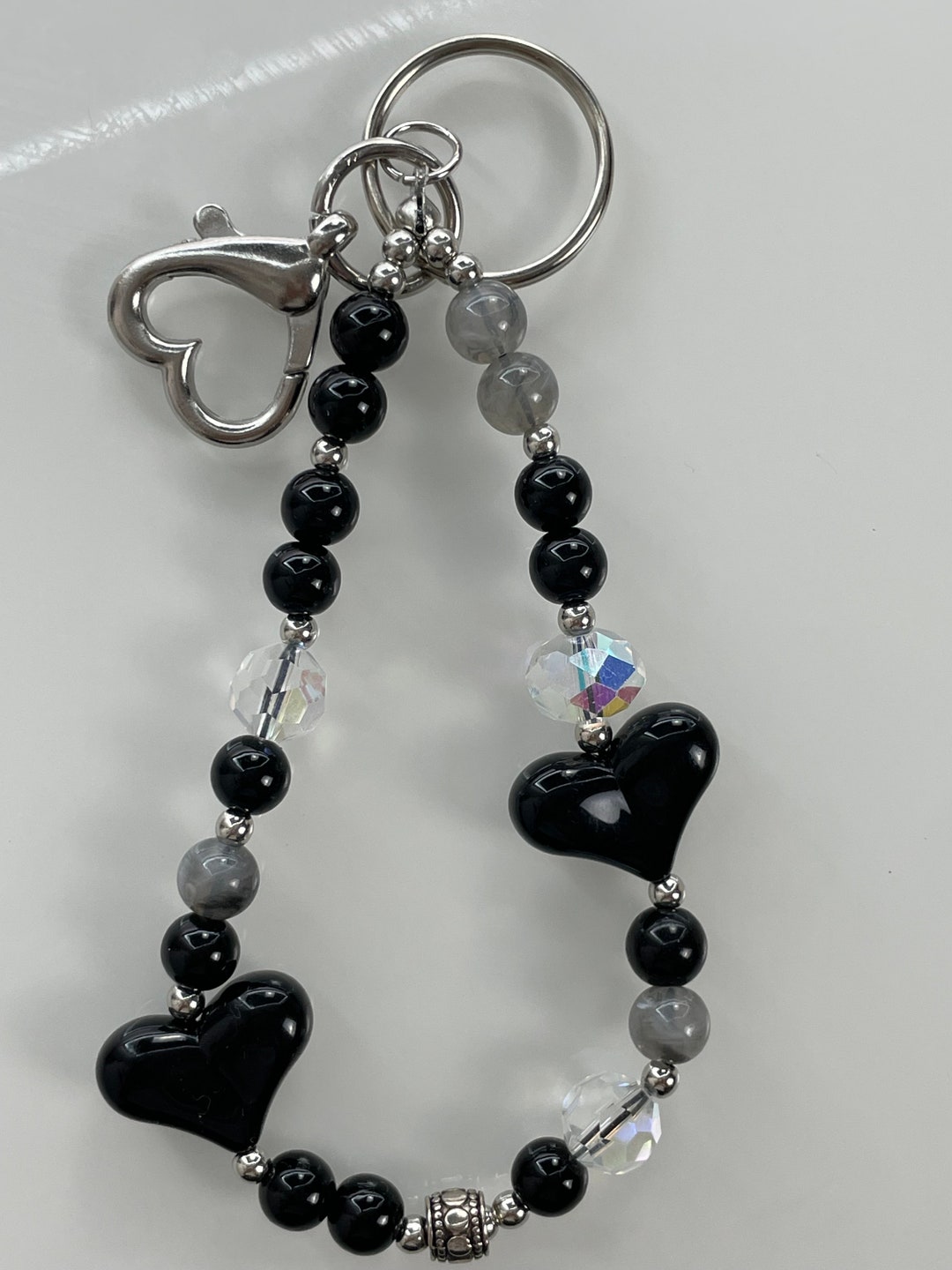 Crystal Keyring With Gemstones,healing Stones, Kawaii Clouds, Kawaii ...