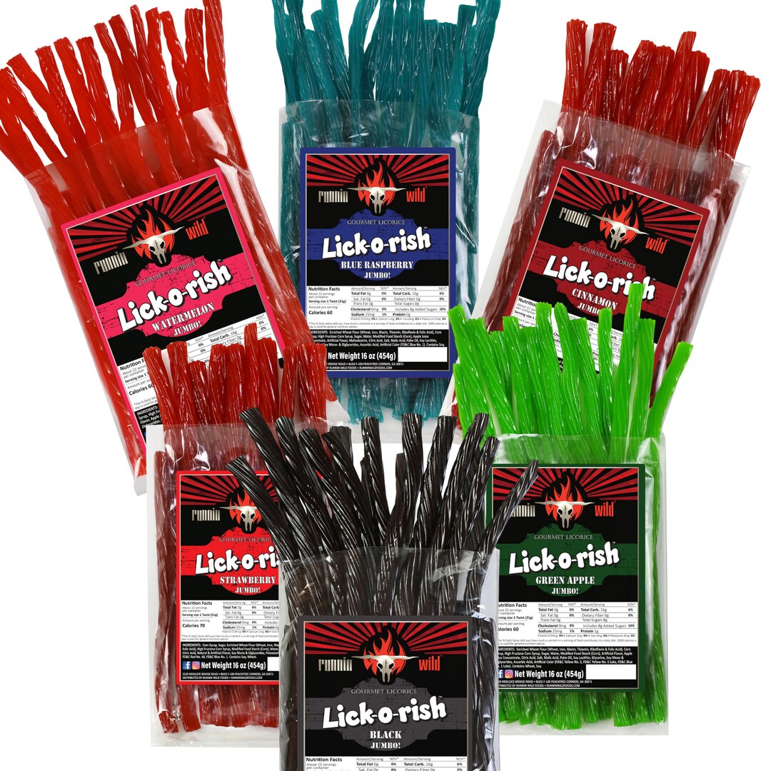 8 Gourmet Licorice Flavors to Choose From | 1 Pound Bags - Etsy