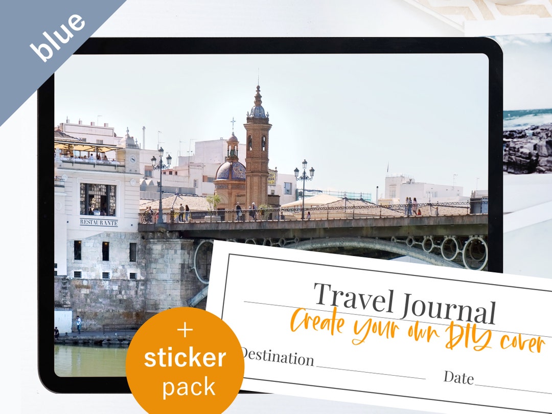 Digital Travel Journal Vacation Diary Kit With Sticker Set - Holiday ...