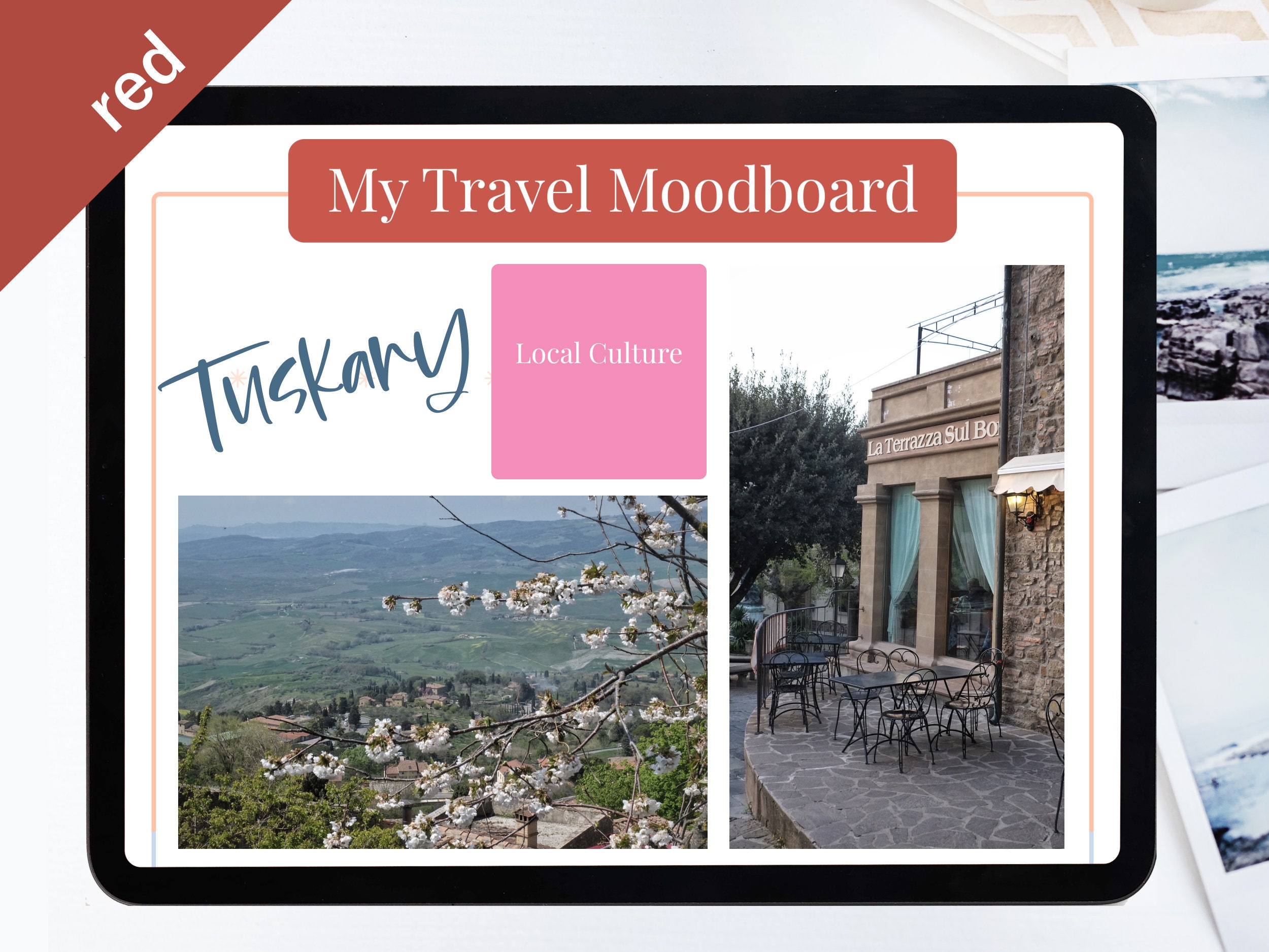 Fun Digital Travel Planning Moodboard PDF Download or Holiday Memory ...
