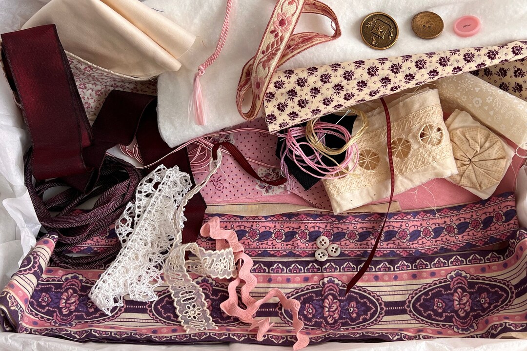 Vintage Slow Stitch and Junk Journaling Kits Including a Group of ...