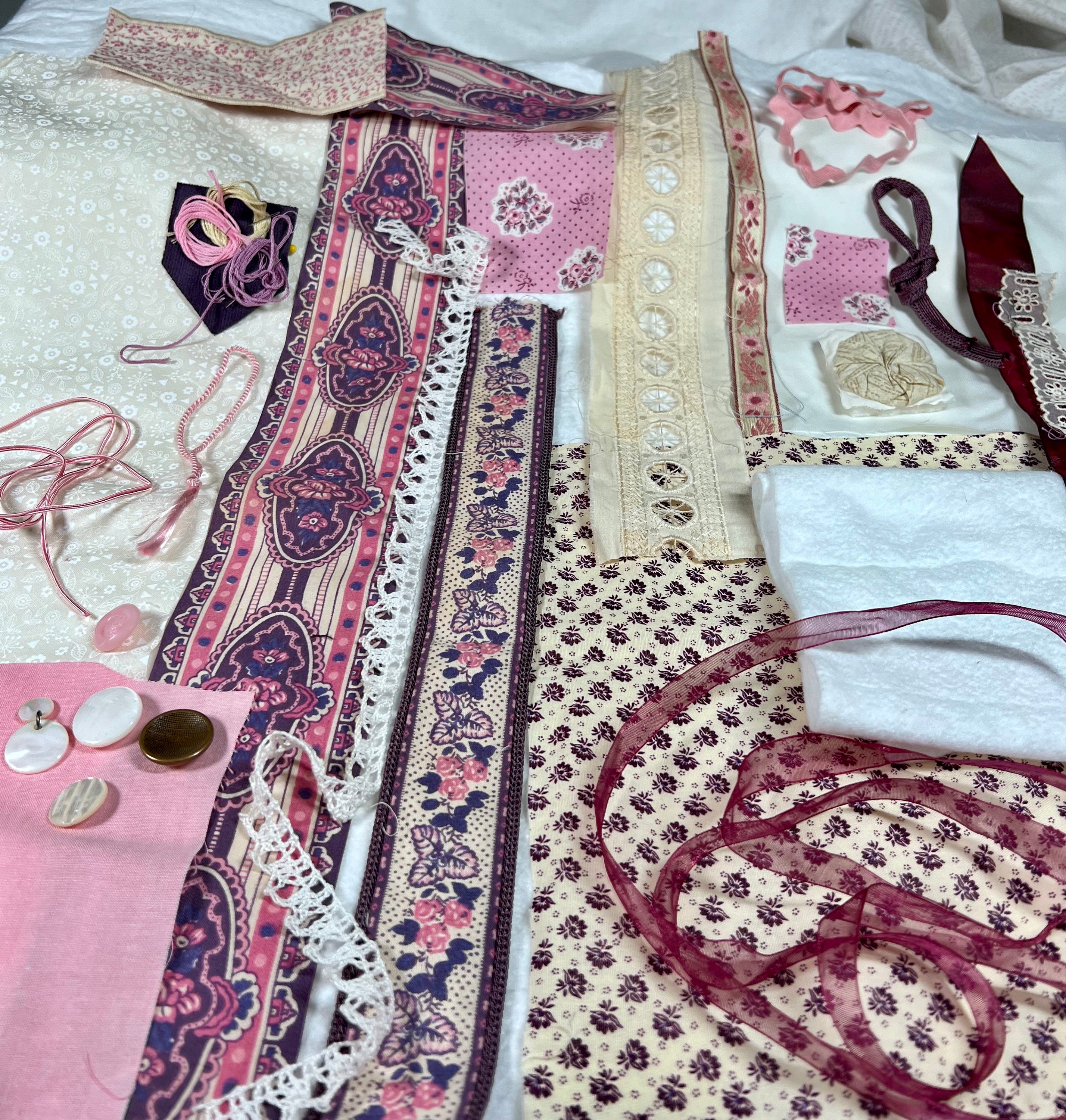 Vintage Slow Stitch and Junk Journaling Kits Including a Group of ...