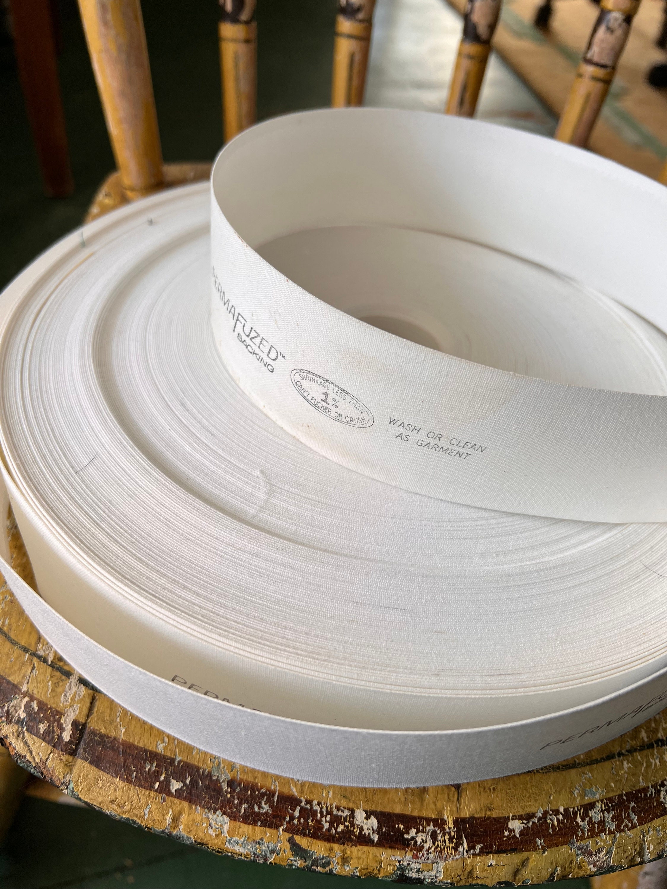 2 Wide Vintage Belt Backing in Small Cuts Adding up to 183. Small Cuts ...