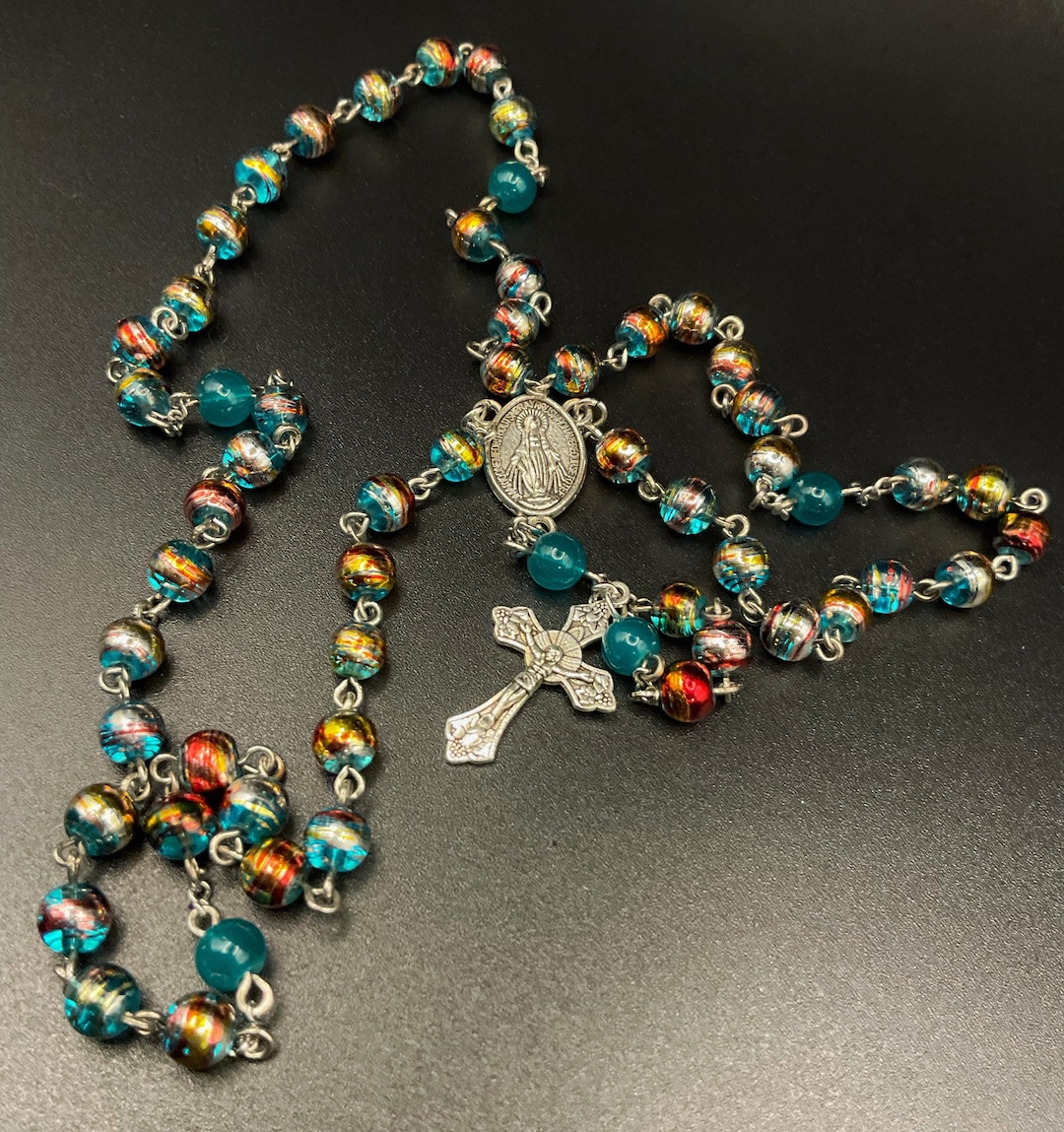 Catholic Rosary, Catholic Prayer Beads Rosary, - Etsy