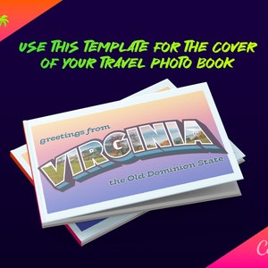 Virginia Postcard Canva Template Editable Photo Collage - Etsy