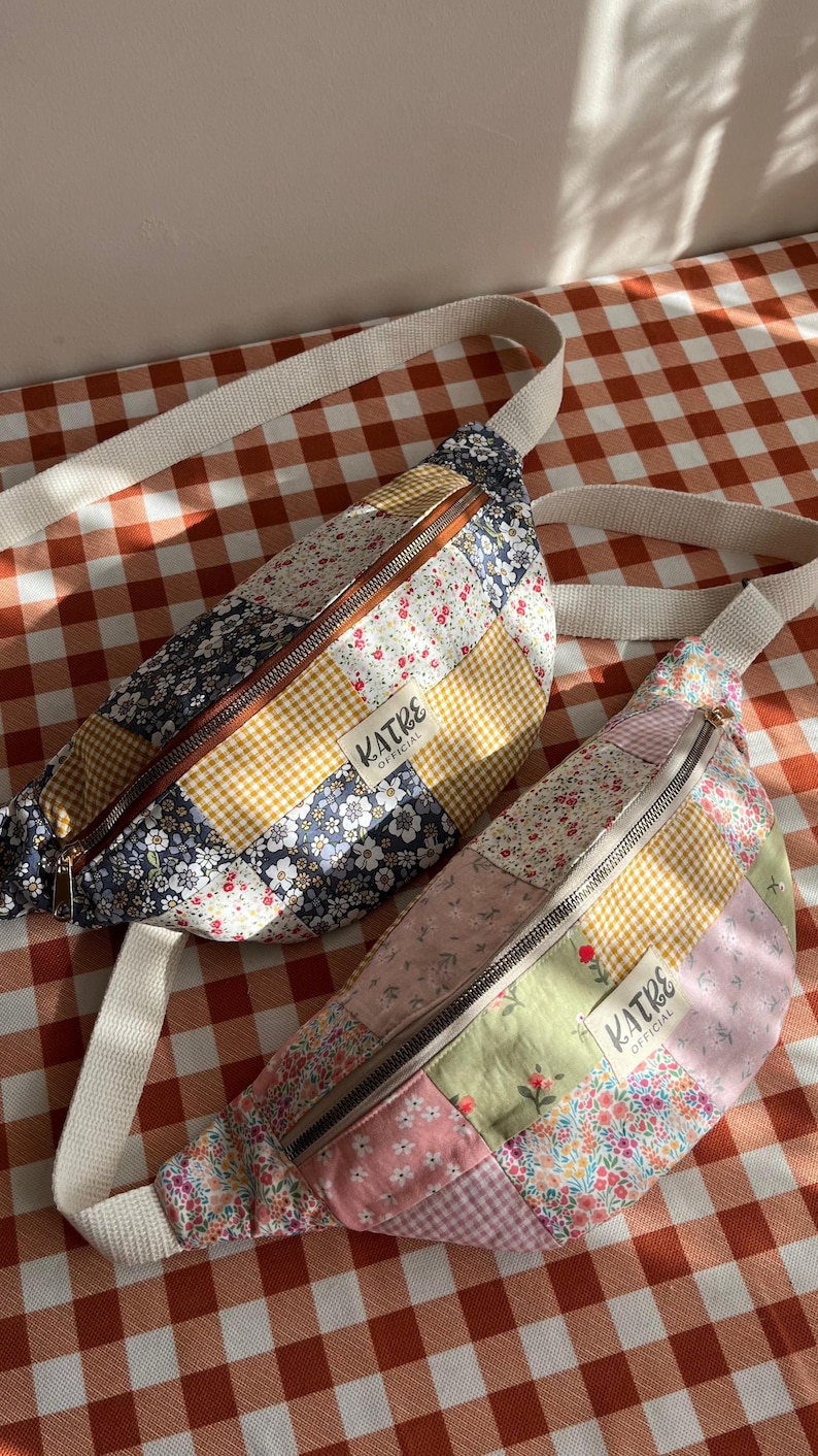 Patchwork Fanny Pack: Custom Quilted Belt Bag - Etsy