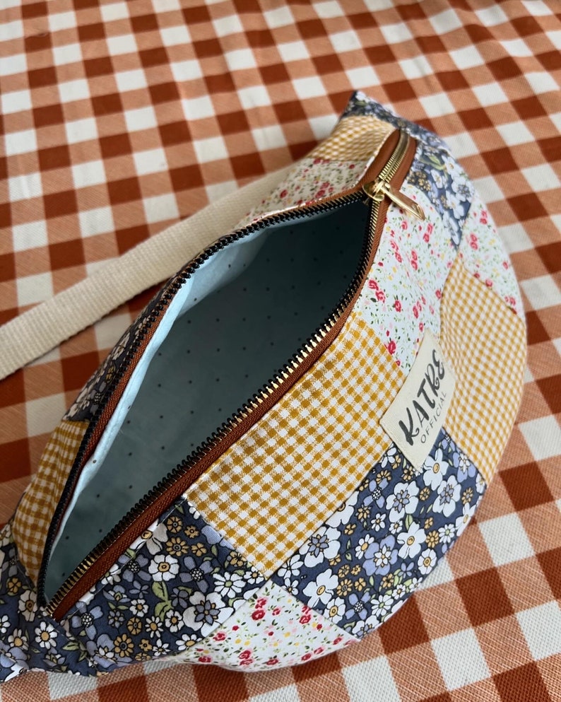 Patchwork Fanny Bag, Quilted Fanny Bag, Belt Bag, Cumstom Bag ...