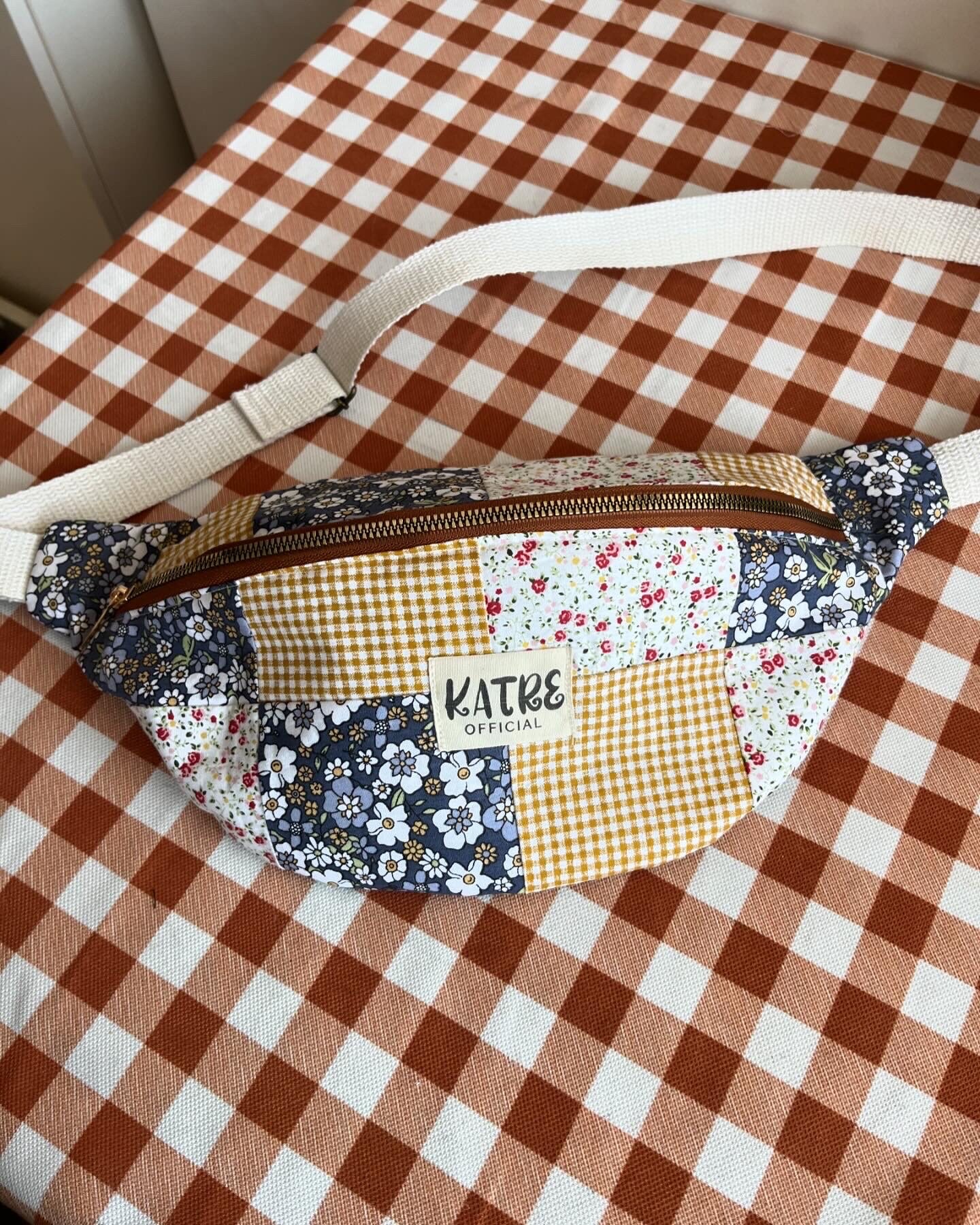 Patchwork Fanny Bag, Quilted Fanny Bag, Belt Bag, Cumstom Bag ...