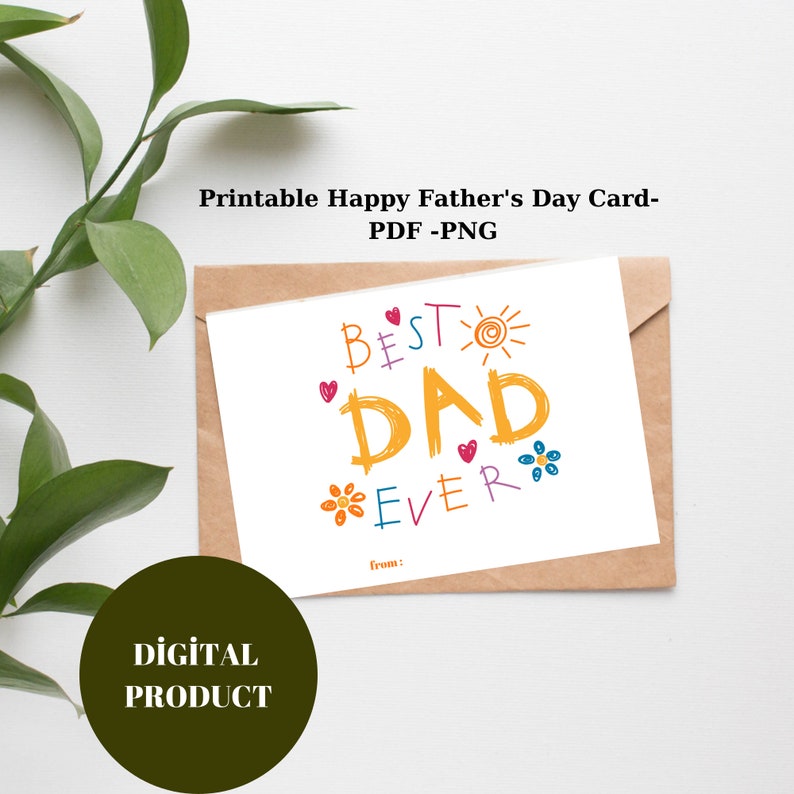 Printable Fathers Day Cards Fathers Day Greeting Cards - Etsy