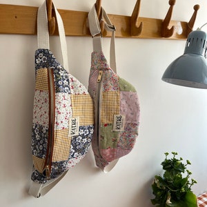 Patchwork Fanny Bag, Quilted Fanny Bag, Belt Bag, Cumstom Bag ...