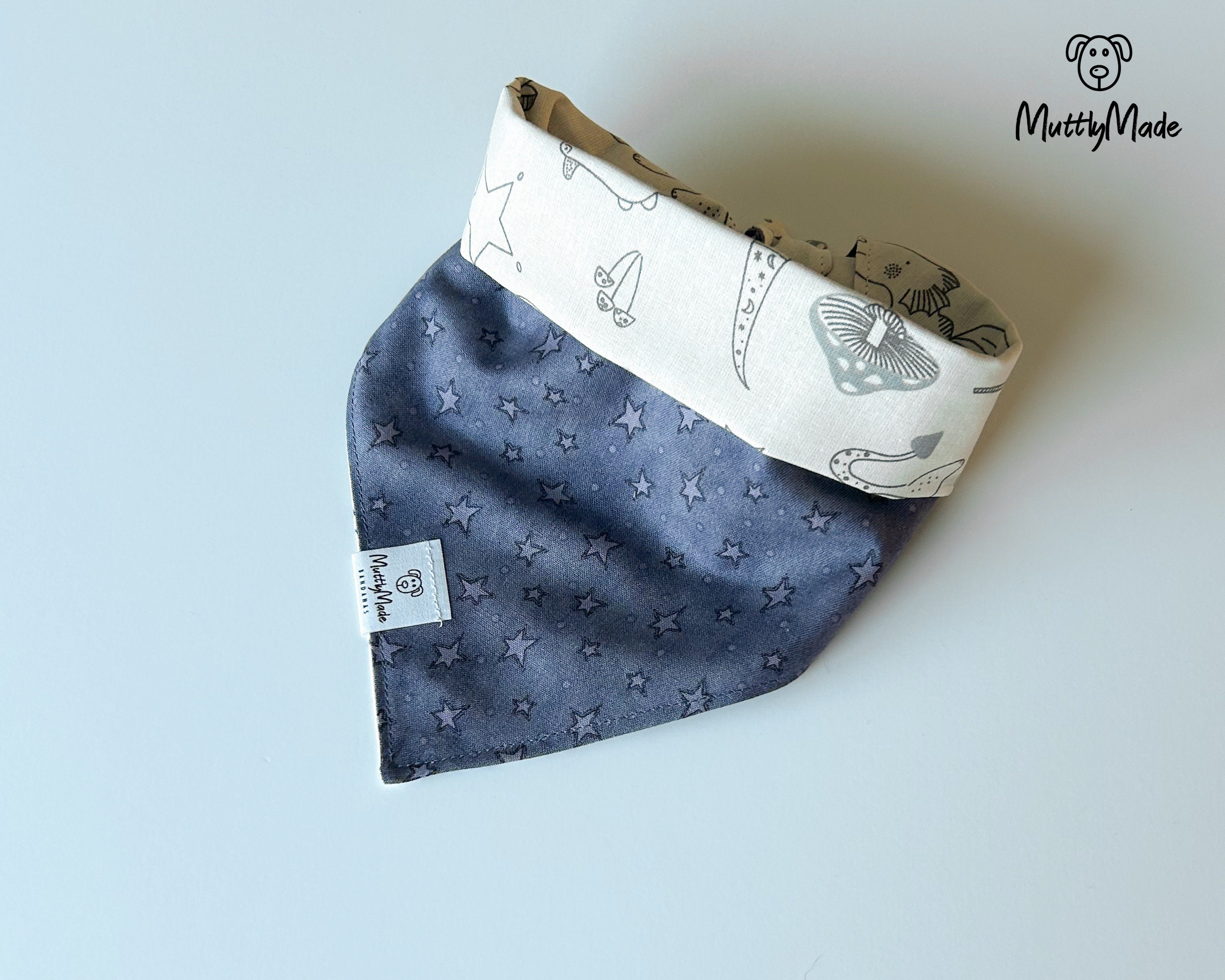 Dragon Tails Bandana - Reversible - Snap Closure - Dog Bandana - Cat ...