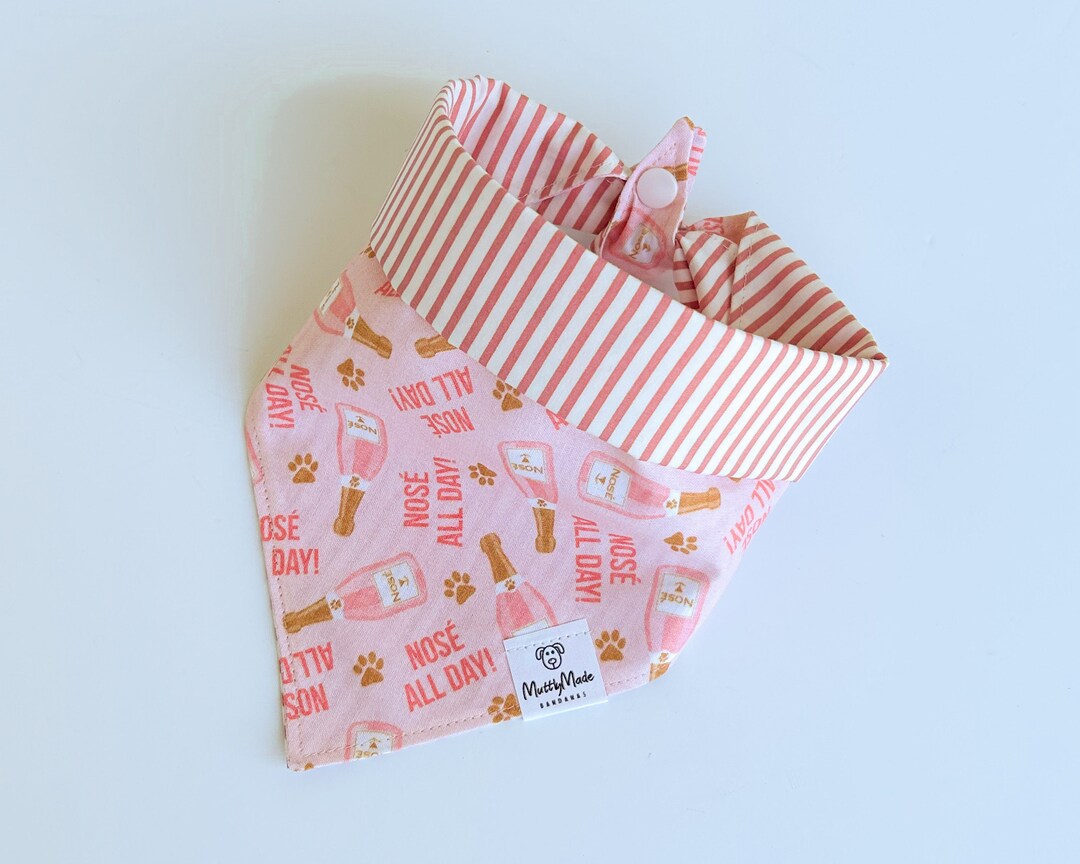 Bubbly Bandana - Reversible - Snap Closure - Dog Bandana - Cat Bandana ...