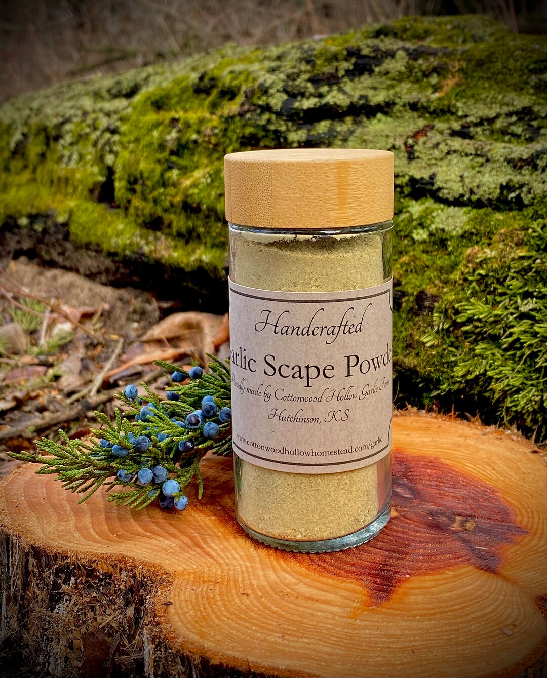 Handcrafted Garlic Scape Powder - Etsy