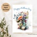 PRINTABLE Watercolor Flower Mother's Day Card, Beautiful Wildflower ...