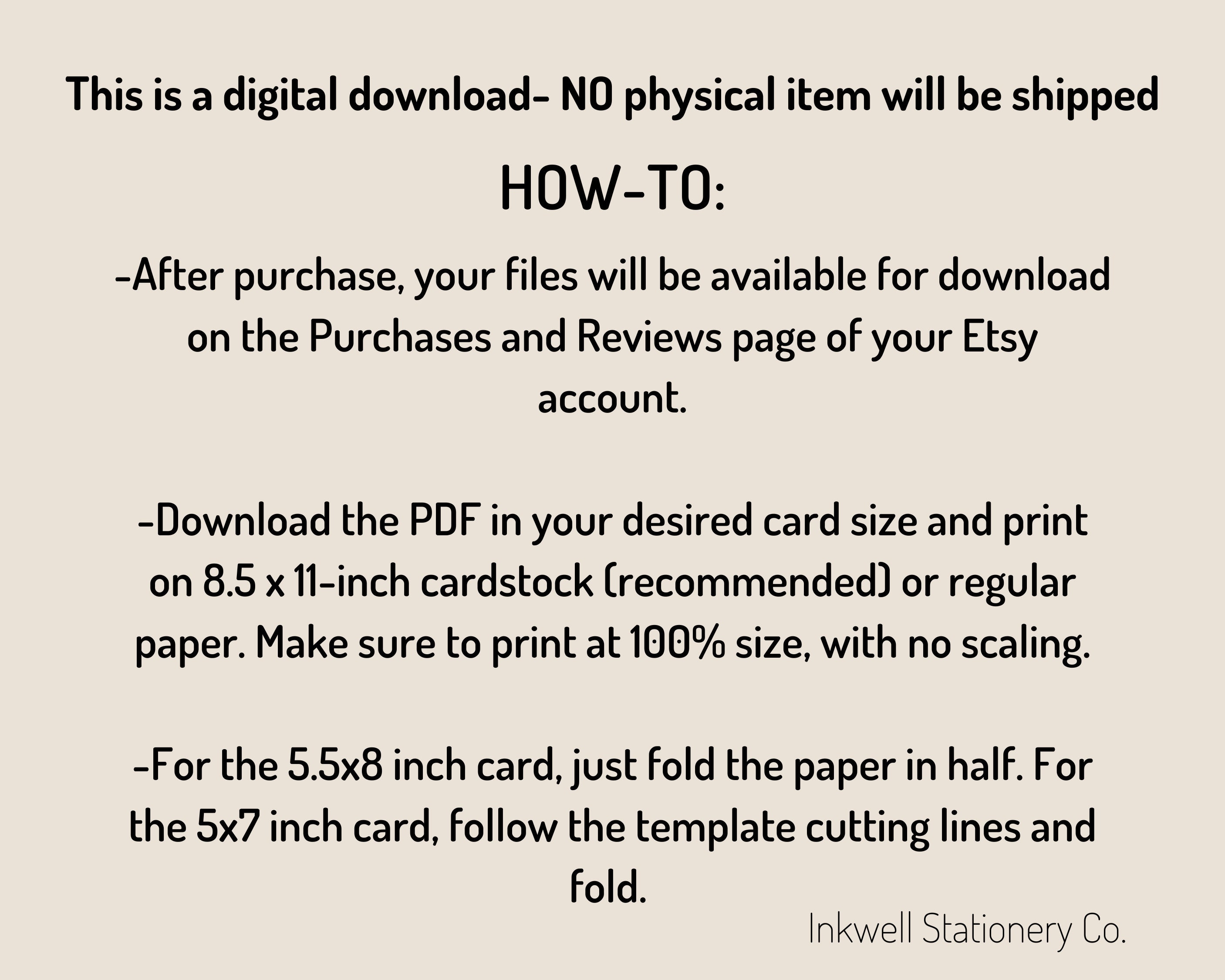 PRINTABLE Wildflower Mother's Day Card, Beautiful Watercolor Floral ...