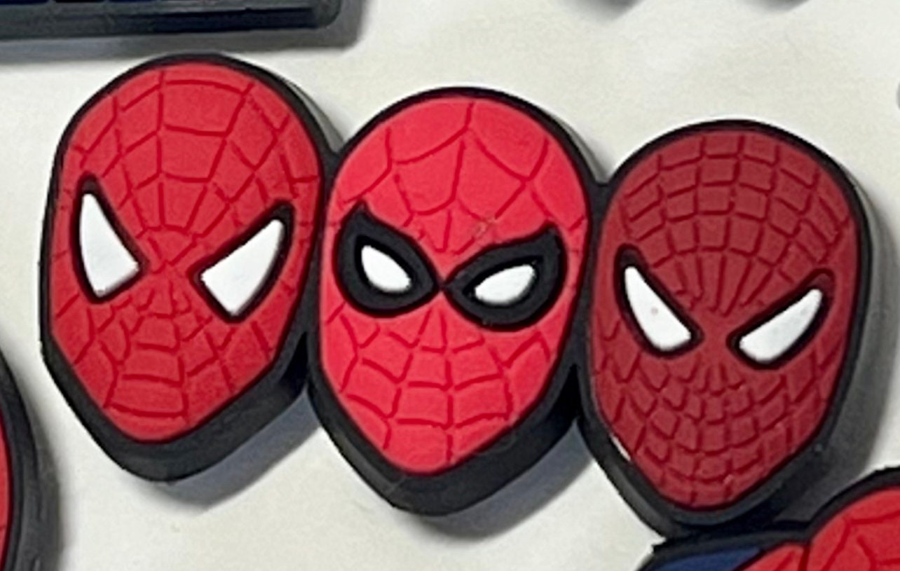 Spider Man Inspired Croc Charms - Etsy UK