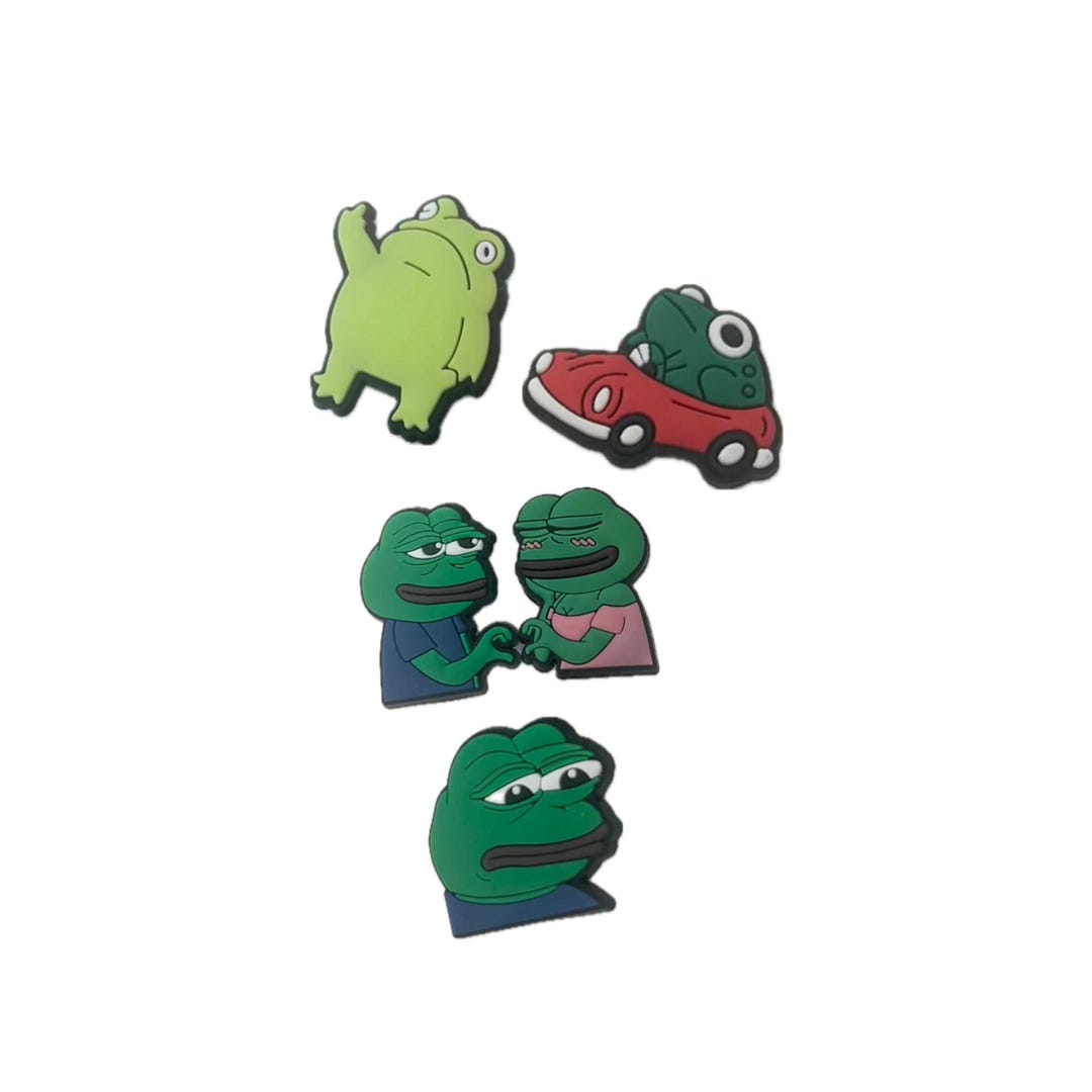 Frog Meme Croc Charms | Rude | Love | Funny Gift Ideas | Gift for Him ...