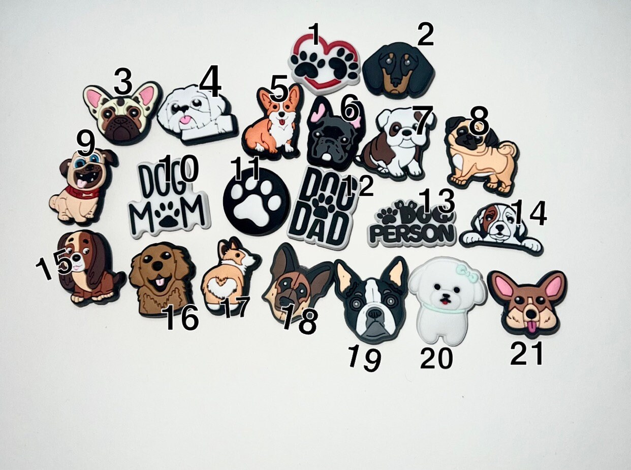 Dog Breed Croc Charms Jibbitz Cute Pets - Etsy UK