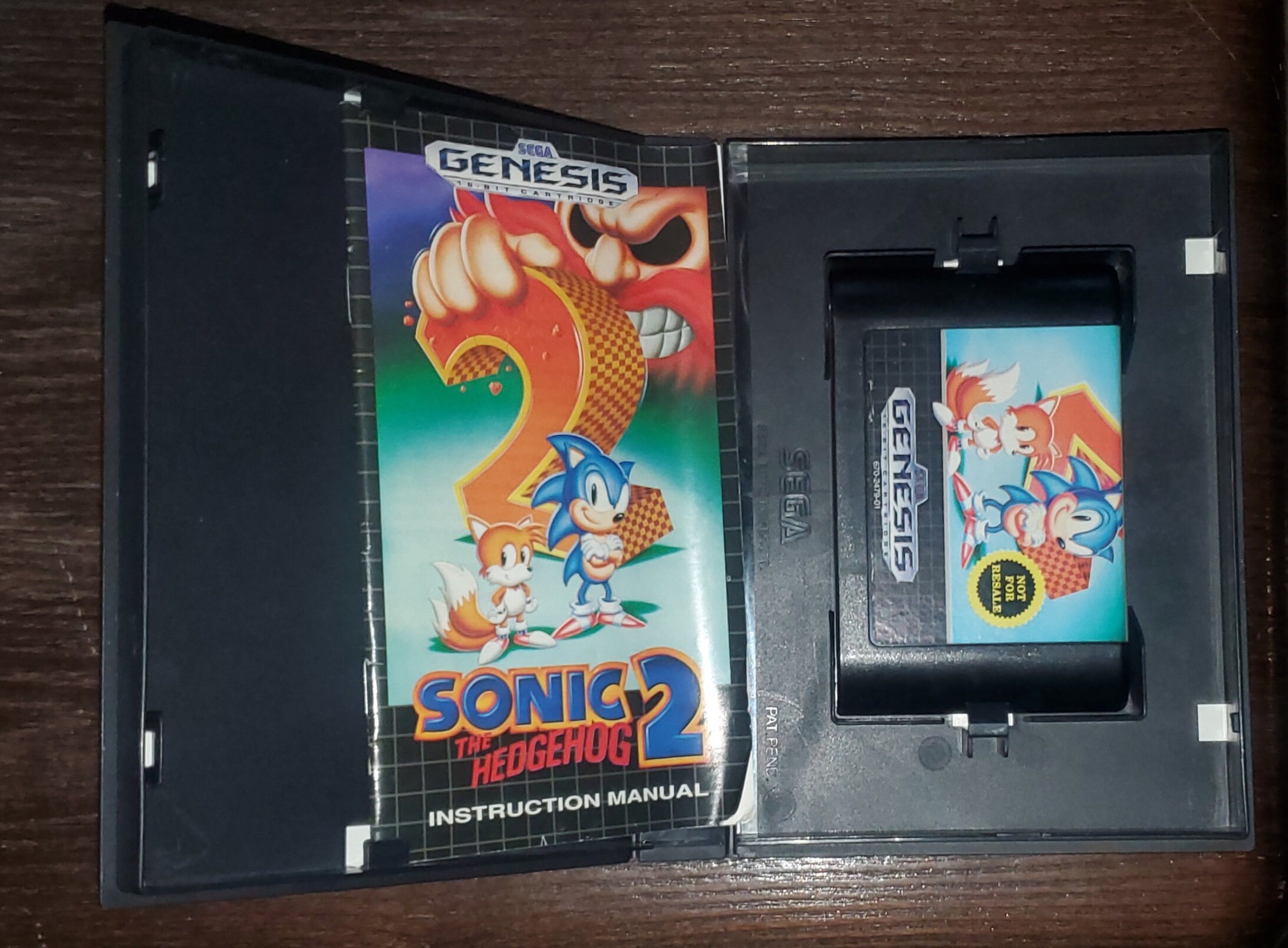 Sonic the Hedgehog 2 sega Genesis 1992 With Instruction - Etsy