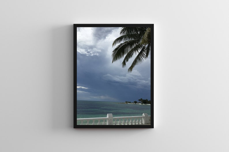 Digital Poster of Hurricane Over Ocean. Set of 6 Instant Download Sizes ...