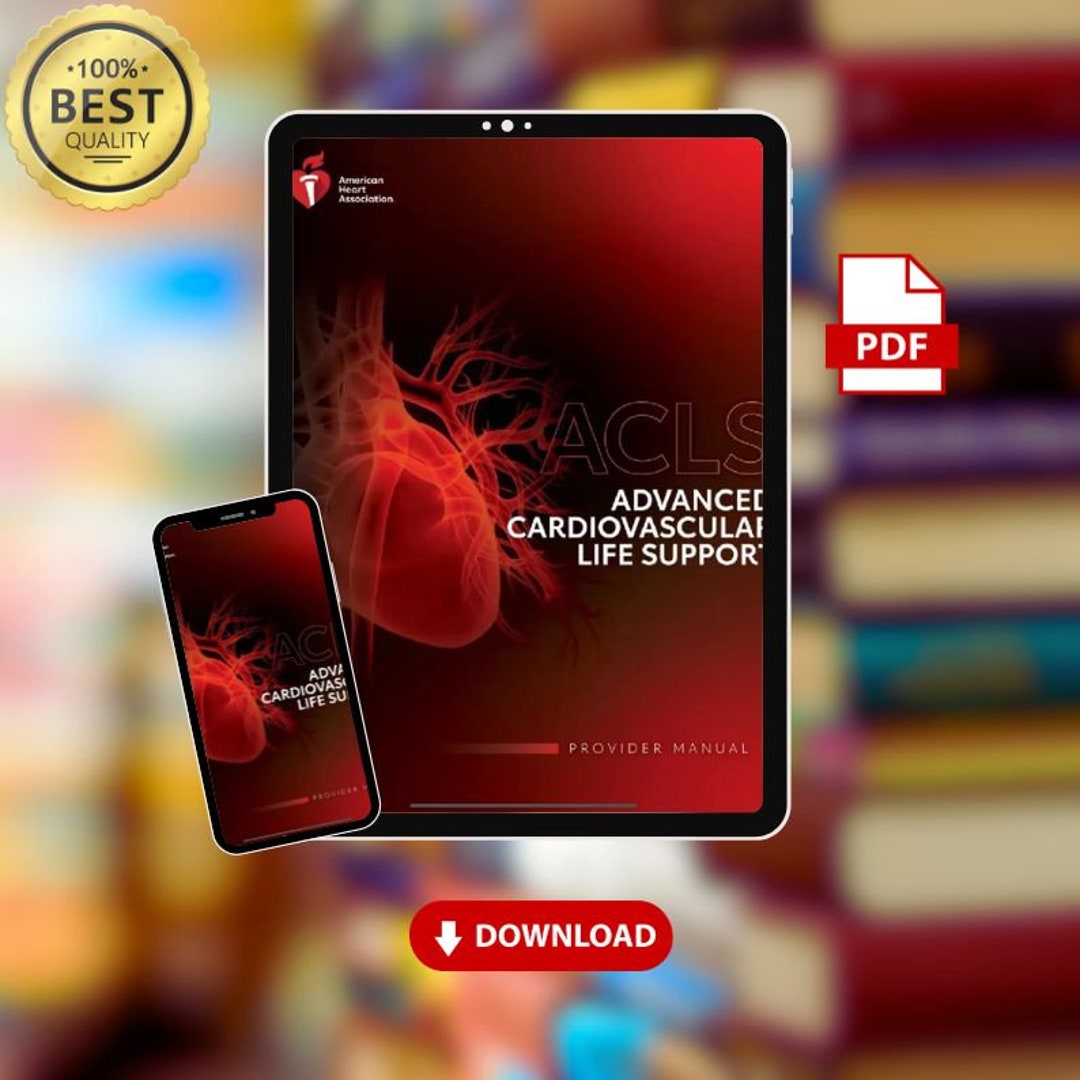 ACLS Provider Manual 2020 newest Edition - Etsy
