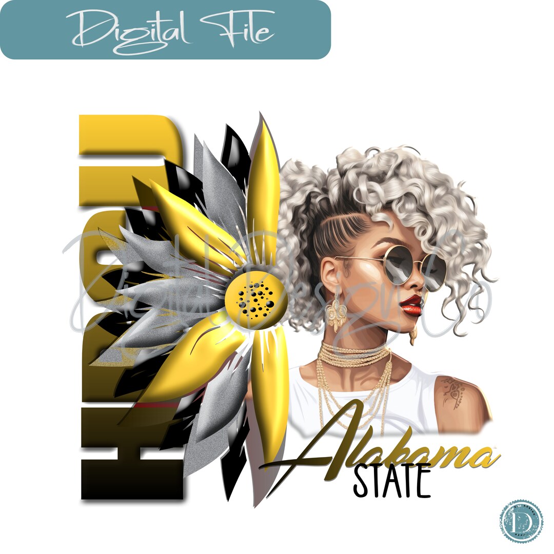 Alabama State Bundle | HBCU PNG Digital File for Sublimation DTF ...