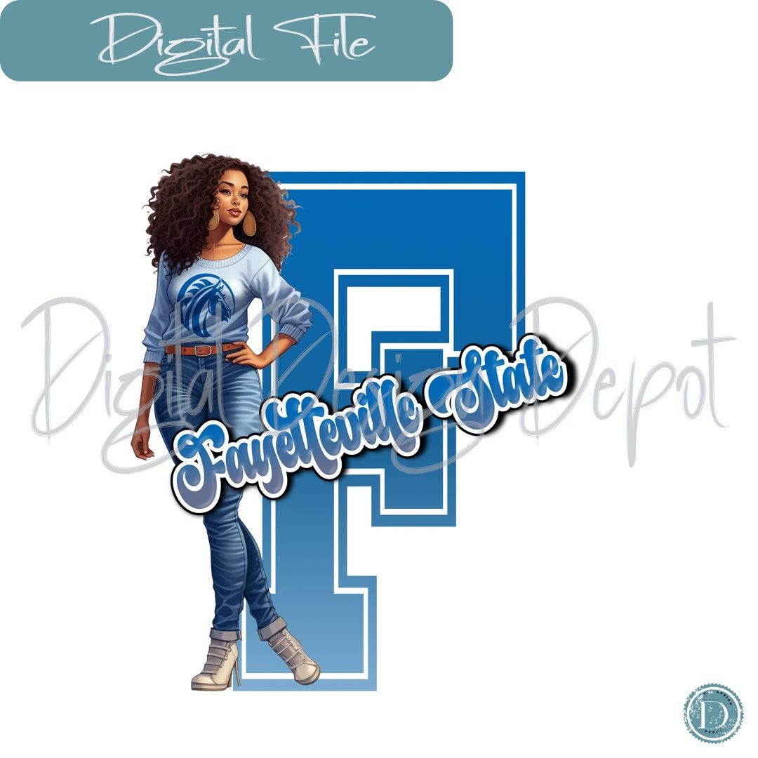 Fayetteville State University HBCU Broncos Swag PNG - Digital ...