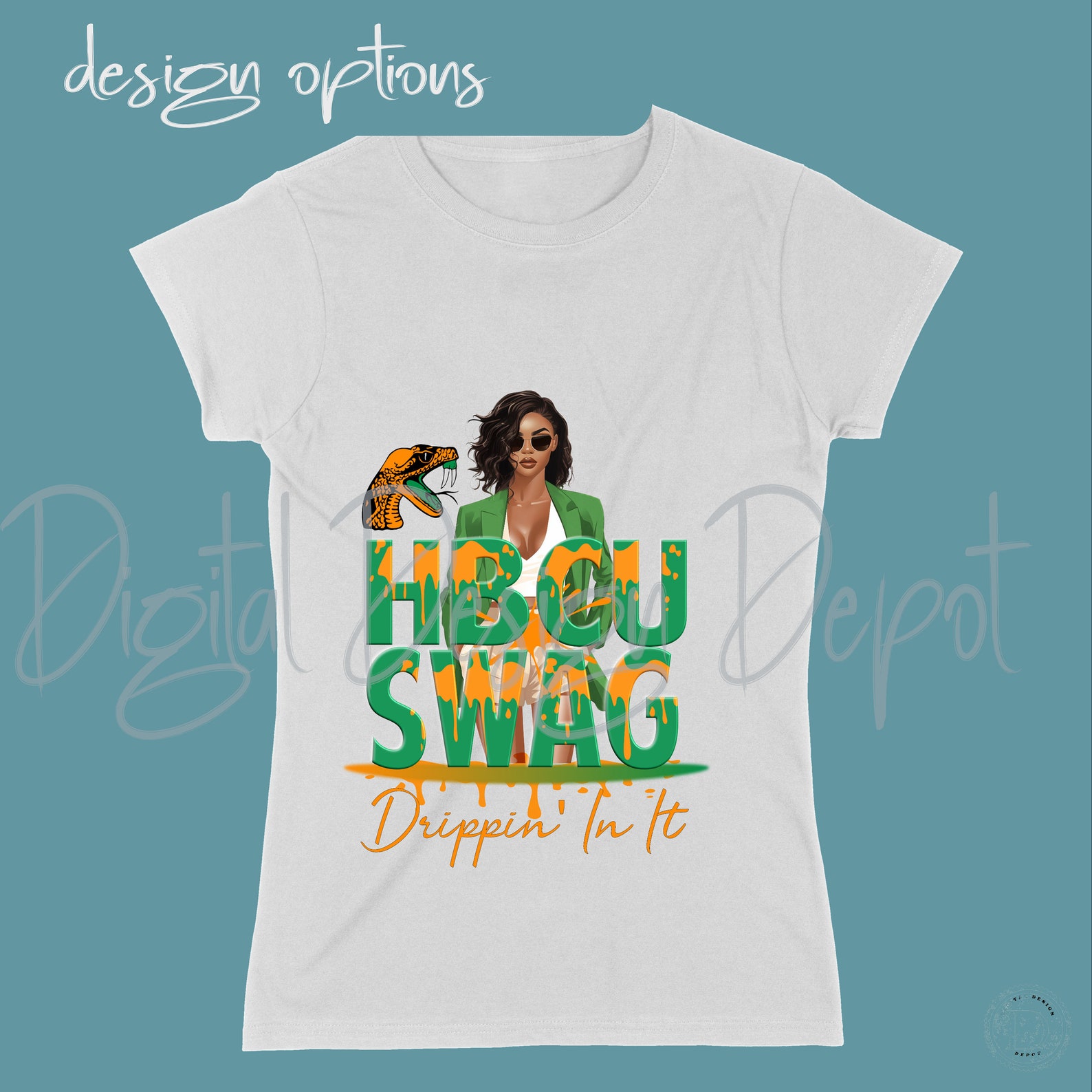 FAMU Png Florida A&M FAMU HBCU Swag Drip - Digital Sublimation Dtf Png ...