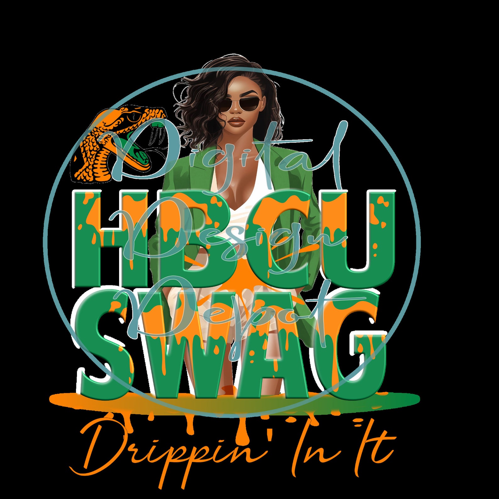 FAMU Png Florida A&M FAMU HBCU Swag Drip Digital Sublimation - Etsy