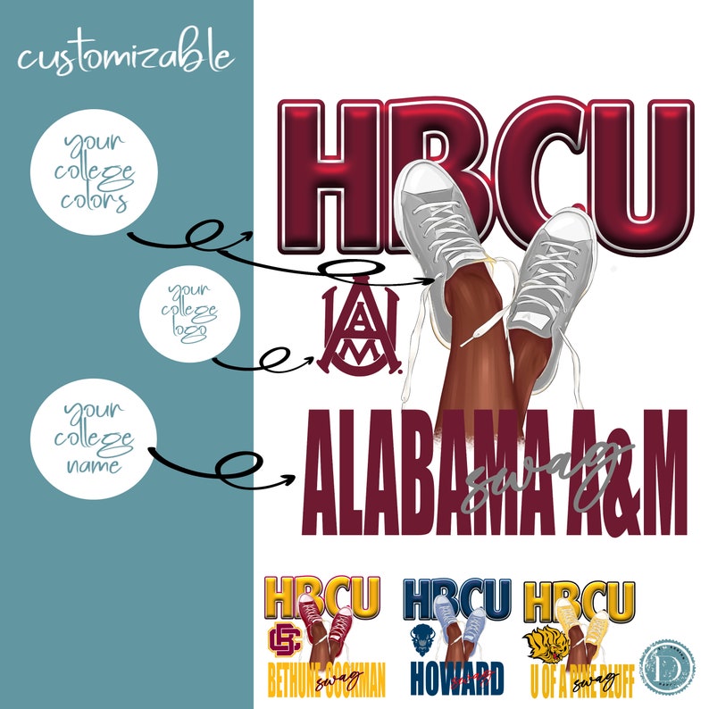 Custom HBCU Swag: Sassy Sneakers PNG (digital File) - Etsy