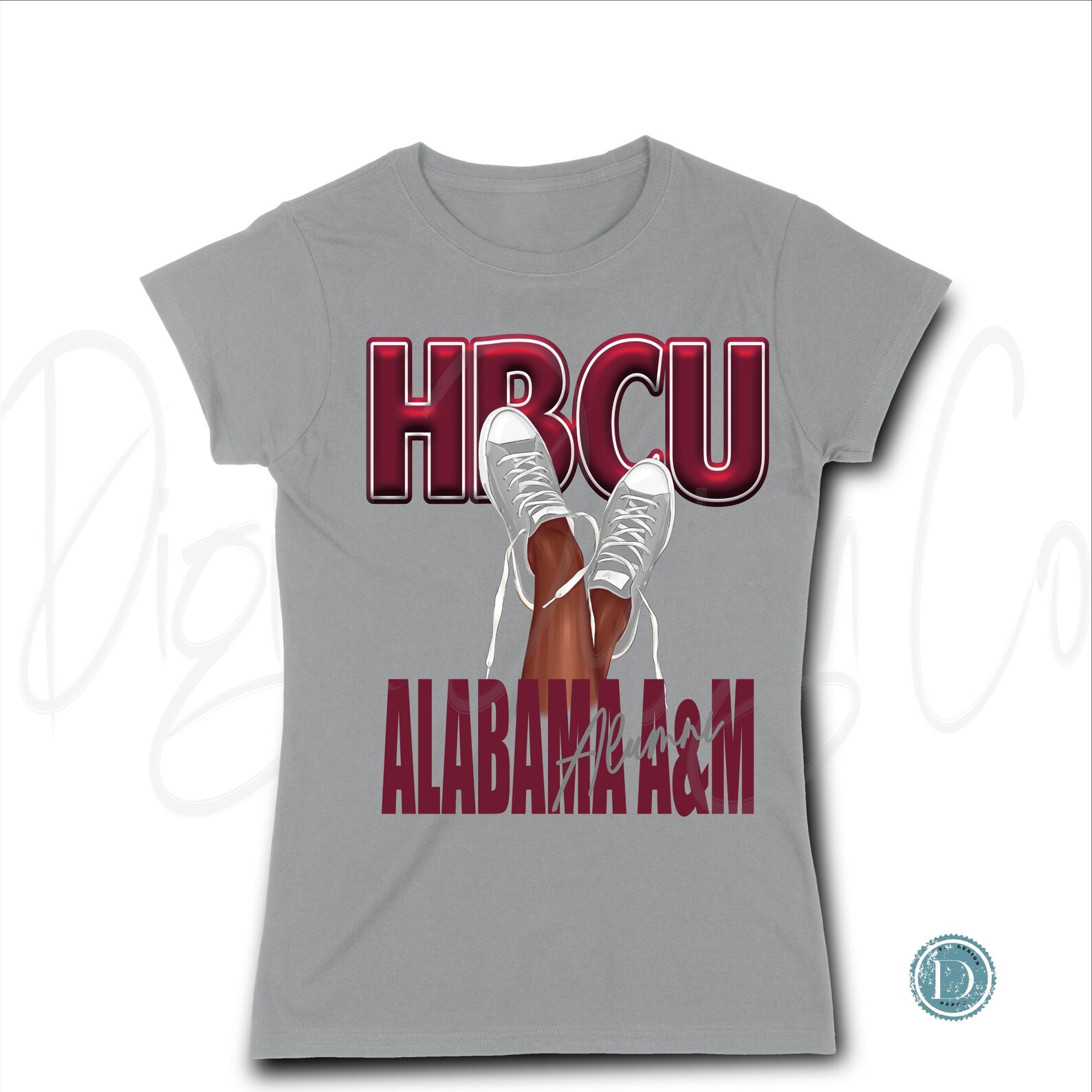 Alabama A&M HBCU Swag PNG: Black Woman Sneakers (digital File) - Etsy