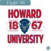 Howard Univeristy SVG File | Howard HBCU Swag | Digital Download for ...