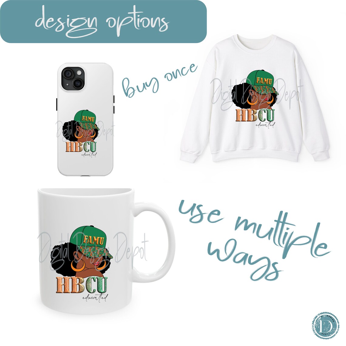 Florida A&M - Bundle, FAMU, HBCU Swag, Png, Digital File, Sublimation ...