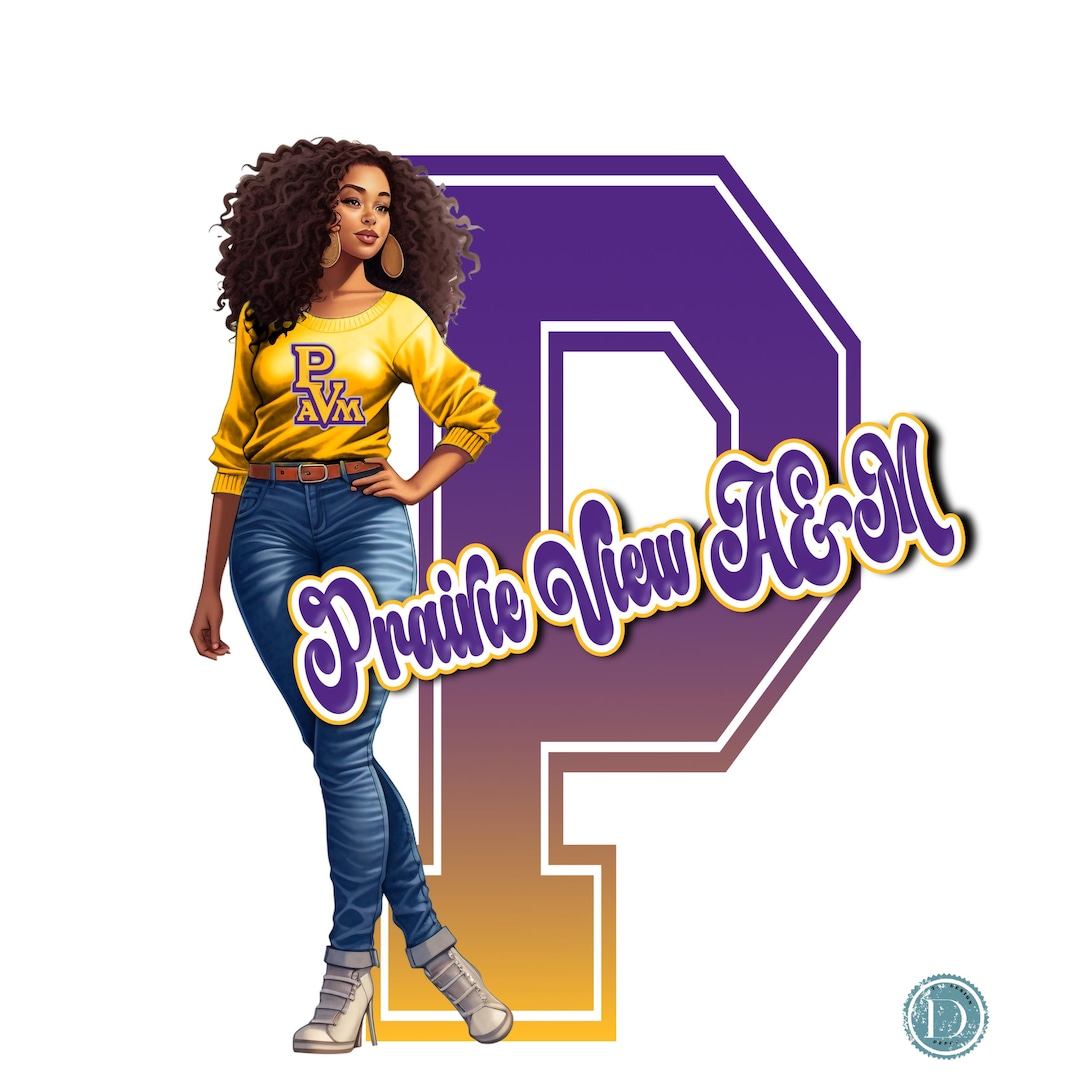 Prairie View HBCU PNG • PVAMU Swag Drip Design Sublimation & Dtf ...