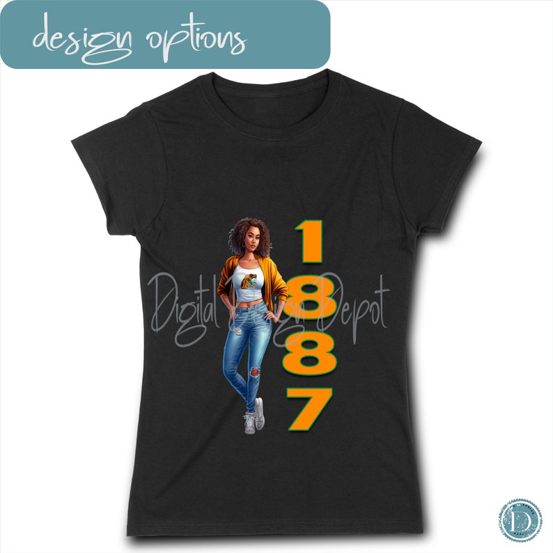 Florida A&M Rattler 1887, FAMU HBCU PNG Sublimation Dtf Digital File - Etsy