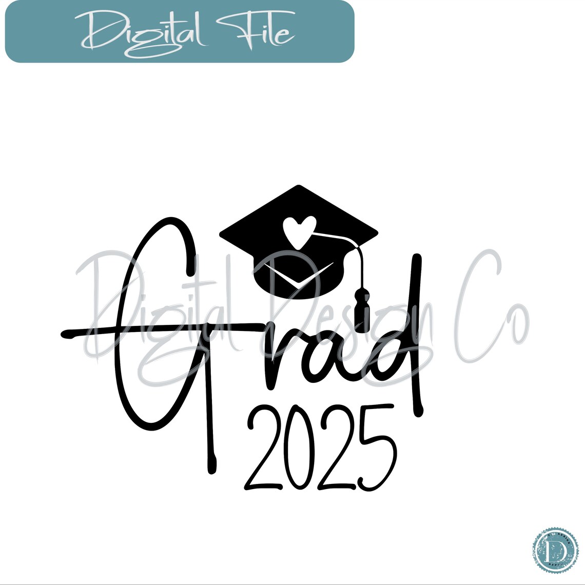 Class of 2025 Graduation PNG, Svg, Eps, Dxf - Etsy