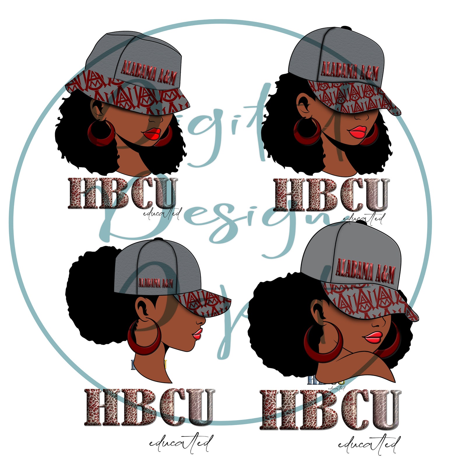 Alabama A&M Bundle, HBCU Swag, Png, Digital File, Sublimation File, DTF ...