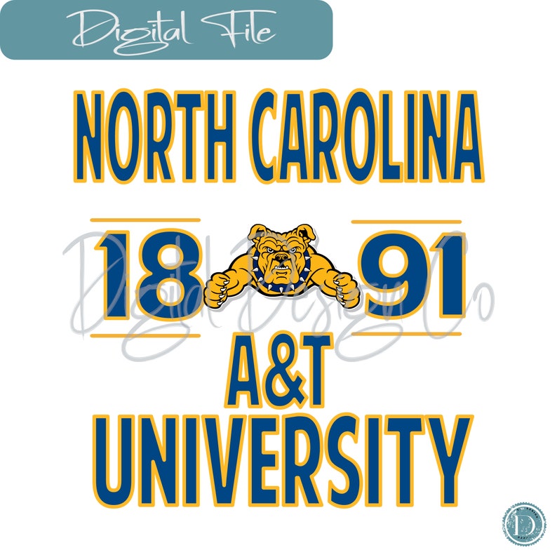 North Carolina A&t SVG File | North Carolina HBCU Swag | Digital ...