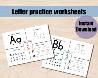 Letter of the Day Worksheets homeschool, Preschool, Pre-k, Alphabet, a ...