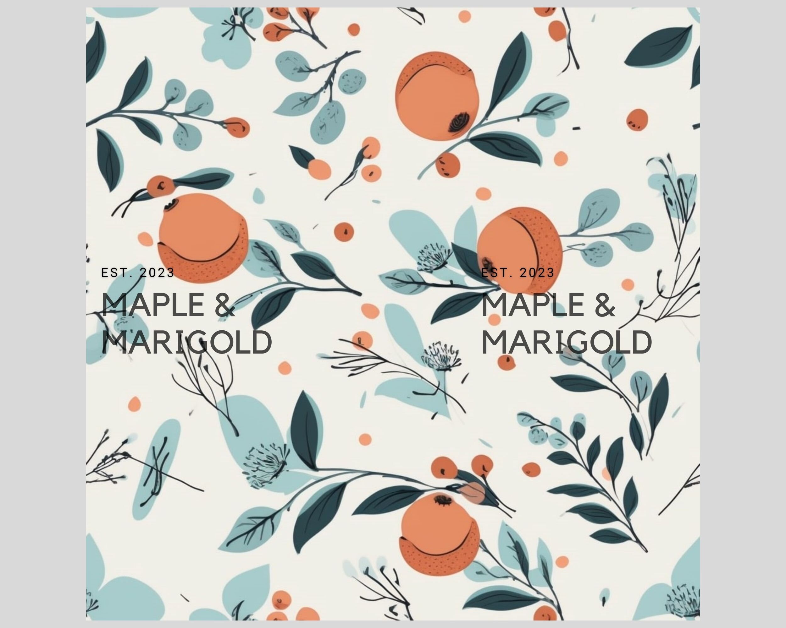 Flower Digital Paper, Printable Paper, Floral Patterns, Cute Design ...