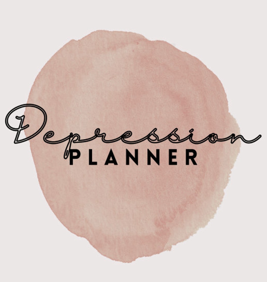 Depression Planner - Digital Mental Health Journal - Etsy