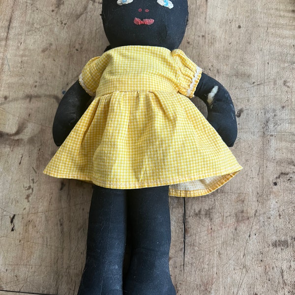 Vintage Rag Doll - Etsy