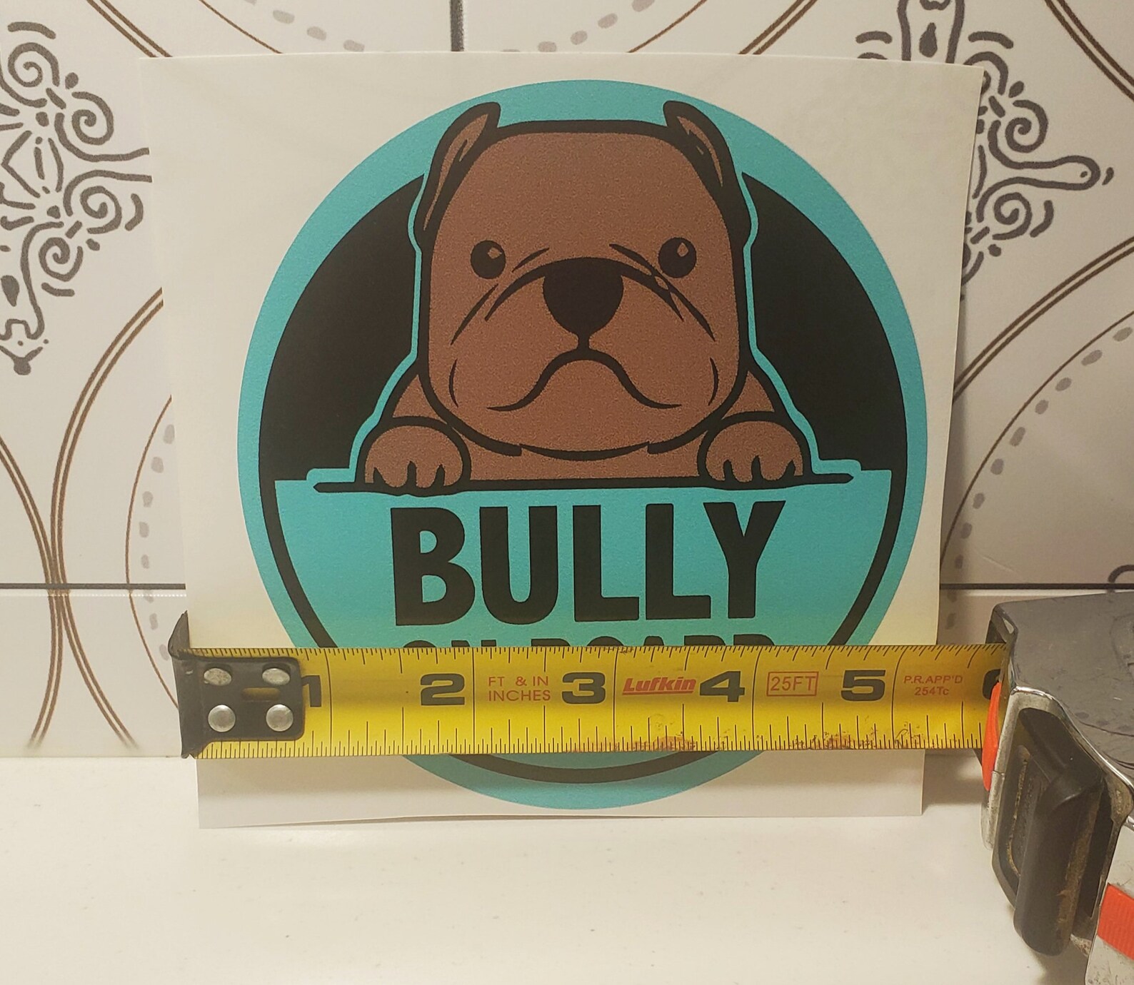 Bully on Board Car Decal, American Bully Owner Gift, Dog Mom Gift ...