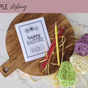 Printable Easter Mini Coloring Book | Religious Coloring Book | Easter ...