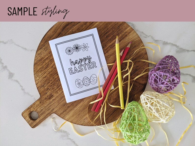 Printable Easter Mini Coloring Book | Religious Coloring Book | Easter ...