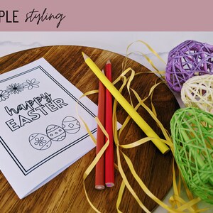 Printable Easter Mini Coloring Book | Religious Coloring Book | Easter ...