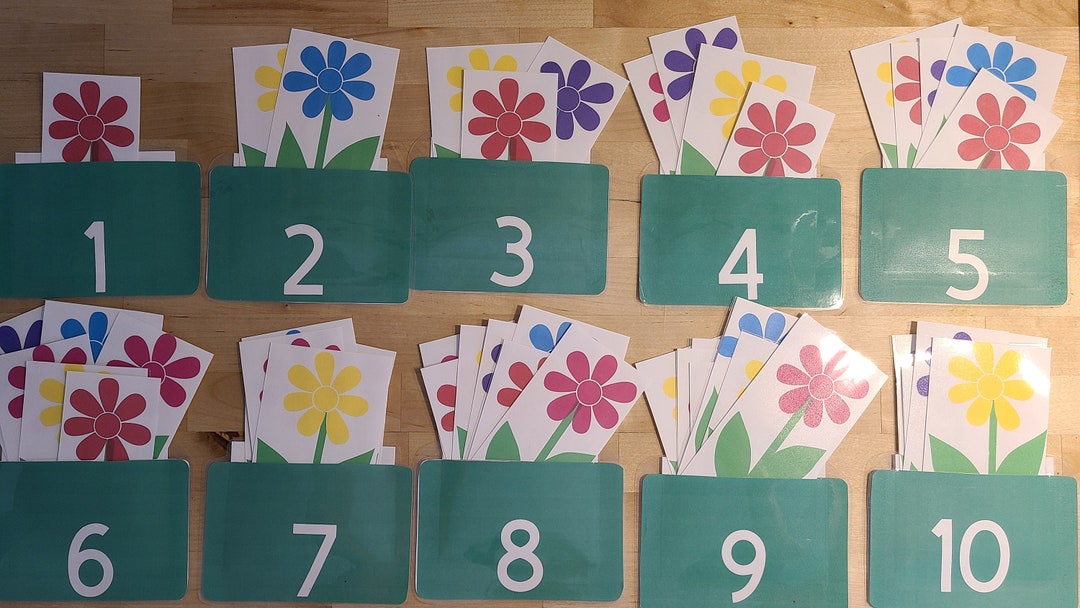 Teaching Number Recognition and Counting - Etsy