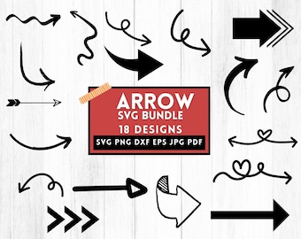 Arrow Svg Bundle, Arrows Svg, Arrow Clipart, Arrow Svg Bundle, Arrow ...