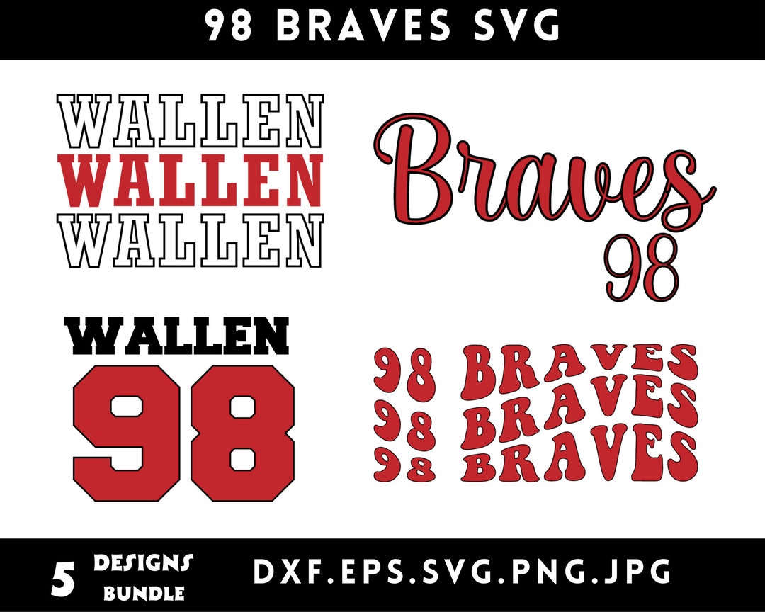 98 Braves Svg, 98 Braves Png, 98 Braves Clipart, Be Brave Shirt, Morgan ...